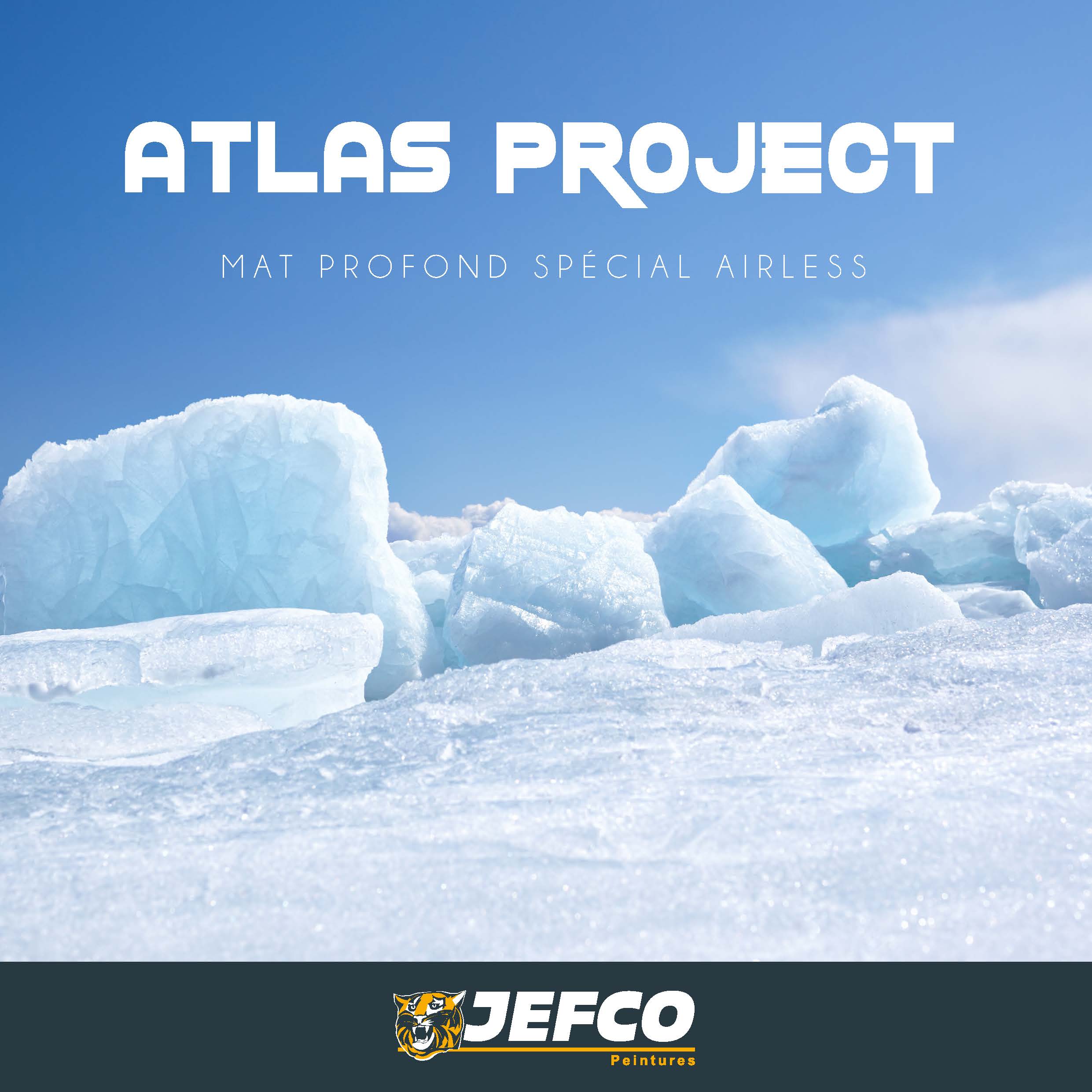 Peinture acrylique mate application airless - ATLAS PROJECT - JEFCO